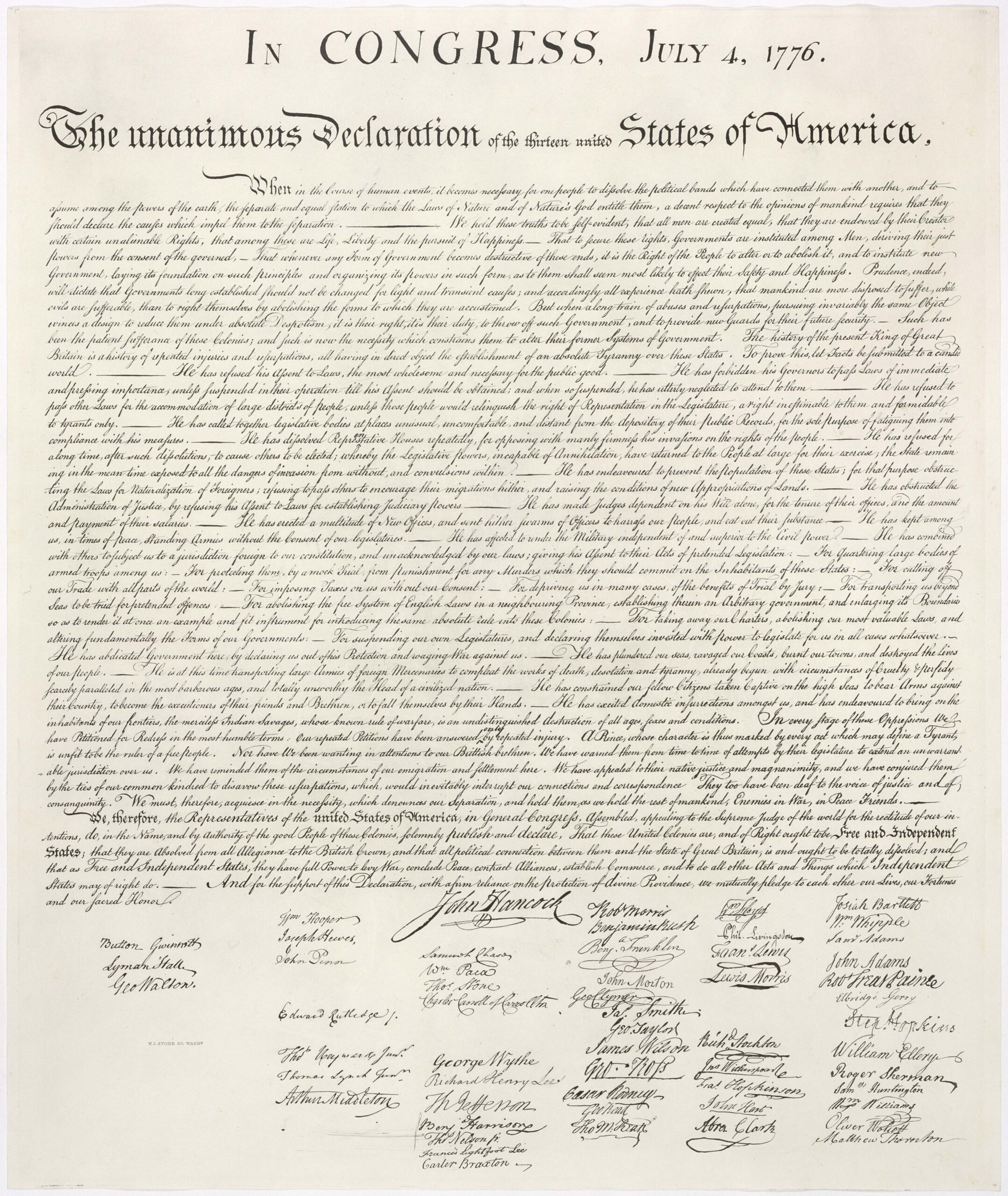 Declaration of Independence as a Political Creed - Unitarian ...